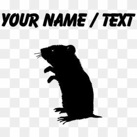 Reindeer Laying Down Silhouette , Png Download - Rat, Transparent Png - vhv