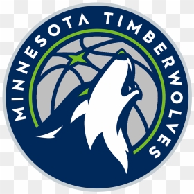 Timberwolves Logo Black And White, HD Png Download - vhv