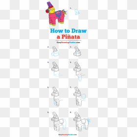How To Draw Piñata - Draw A Pinata Easy, HD Png Download - vhv