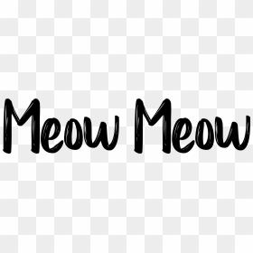 Meowmeowlogo - Calligraphy, HD Png Download - vhv