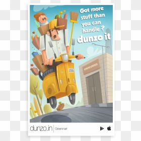 Dunzo Logo, HD Png Download - vhv