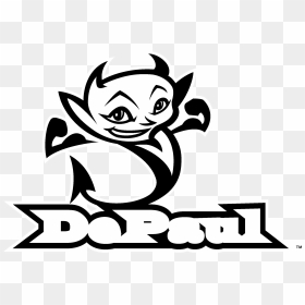 Depaul Blue Demons Logo Black And White - Depaul University, HD Png ...