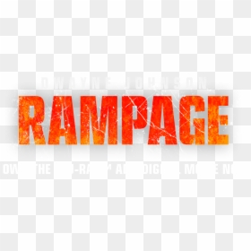 Rampage 2018 Logo Png, Transparent Png - vhv